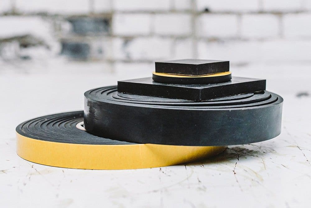 Butyl rubber (IIR) in various shapes | Custom-made by EKI